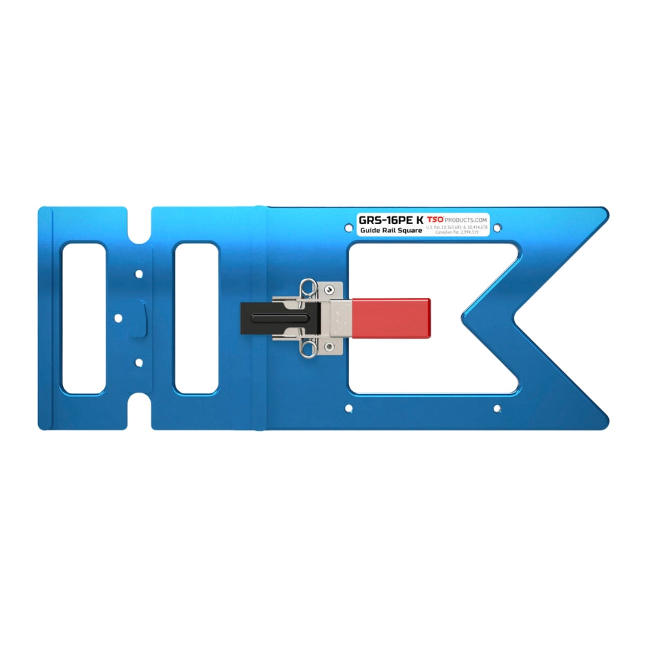 TSO Products Guide Rail Square for Kreg Track Saws GRS-16 PE K 61-459