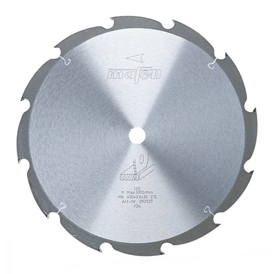 Mafell Ripping Circular Saw Blade 450mm x 12T ATB with 30mm Bore 09253